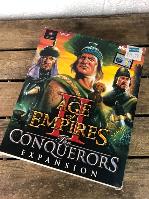 AGE OF EMPIRES II: The Conquerors Expansion (PC Win) BIG BOX. £14.95 ...