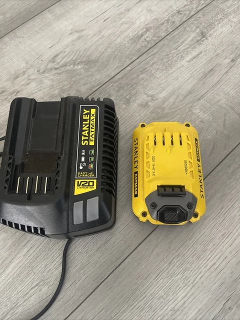 STANLEY FATMAX V20 lithium ion battery 2.0AH and charger. Never used ...