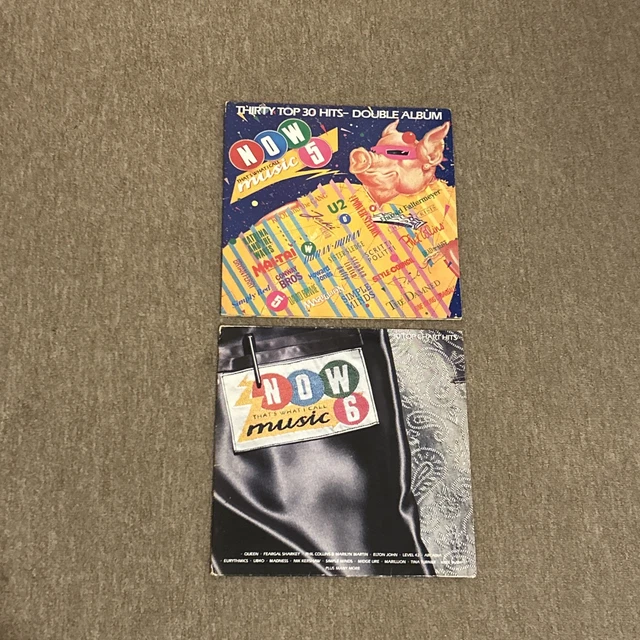 NOW THATS WHAT I Call Music Original Early Press Now 5,6 Vinyl Record ...