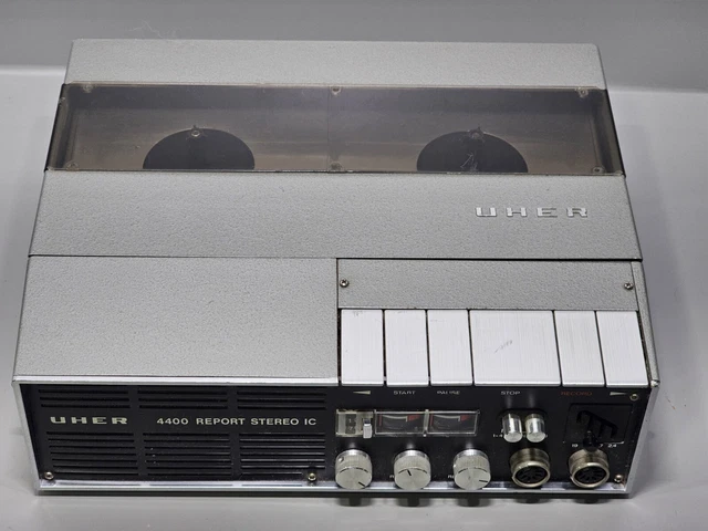 UHER 4400 REPORT Stereo IC, Funktionell mit Netzteil, Mikrofon & Ledertasche EUR 100,00 ...