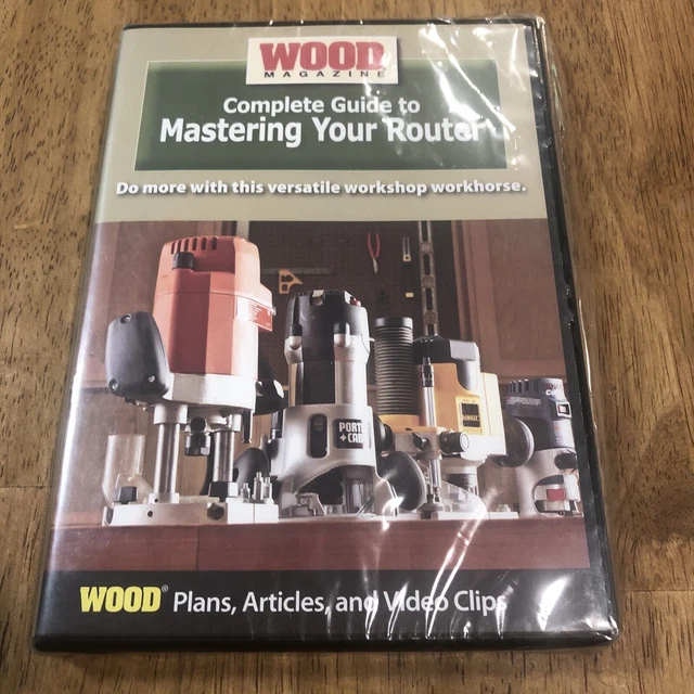 NEW SEALED WOOD Magazine Complete Guide to Mastering Your Router DVD ...
