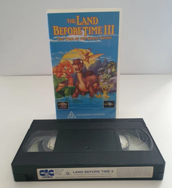 The Land Before Time Iii The Time Of The Great Giving Vhs 1995 Eur 8