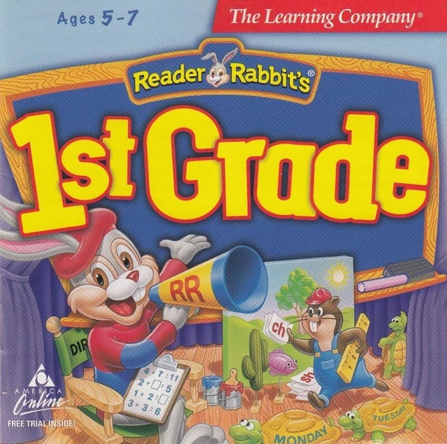 READER RABBIT 1ST GRADE 1998 +1Clk Windows 11 10 8 7 Vista XP Install ...