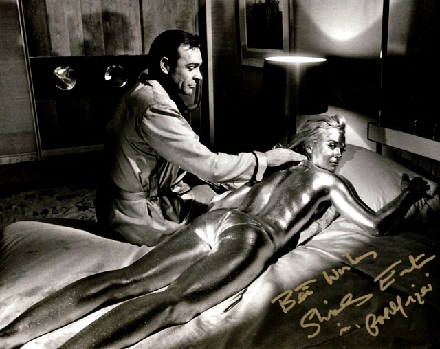 SHIRLEY EATON 💖 Original James Bond 007 Autogramm mit COA ~ Goldfinger ...