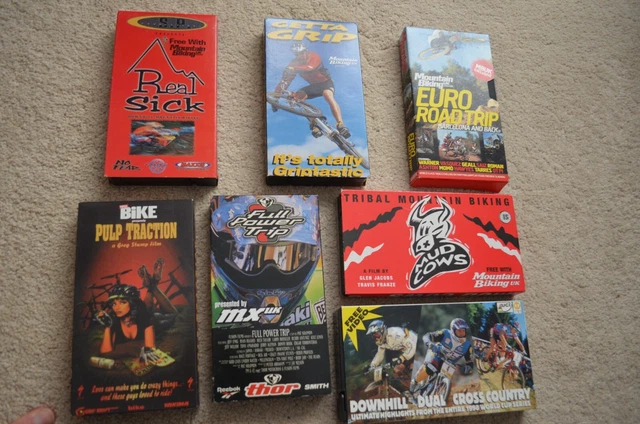 MOUNTAIN BIKE RETRO VHS videos MBUK £5.00 - PicClick UK