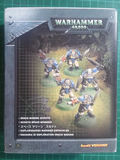 WARHAMMER 40K - Space Marine Scout Squad METAL - OOP BNIB 2nd/3rd ...