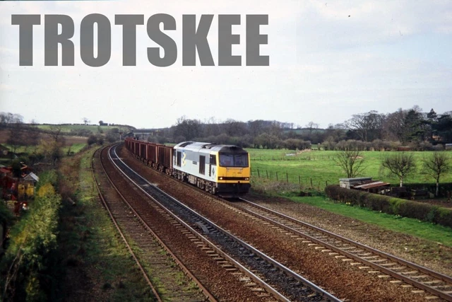 35MM SLIDE BR British Railways Diesel Loco Class 60 60050 Melton Ross ...