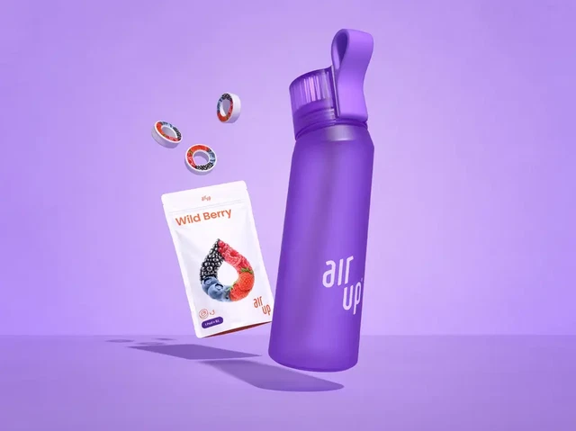 NEW GENUINE AIR up Sunset Purple bottle (650ml) with 3 pods Selling ...