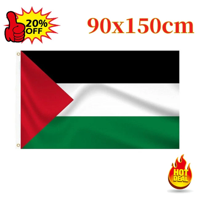 5X3FT PALESTINE FLAG Palestine Flag Palestinian Palestine Philistine ...