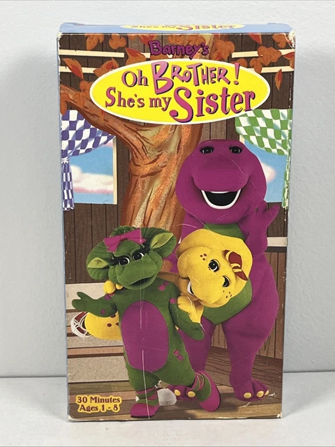 BARNEY'S OH BROTHER! SHE'S MY SISTER [1998] {Lyrick Studios} | VHS TAPE ...