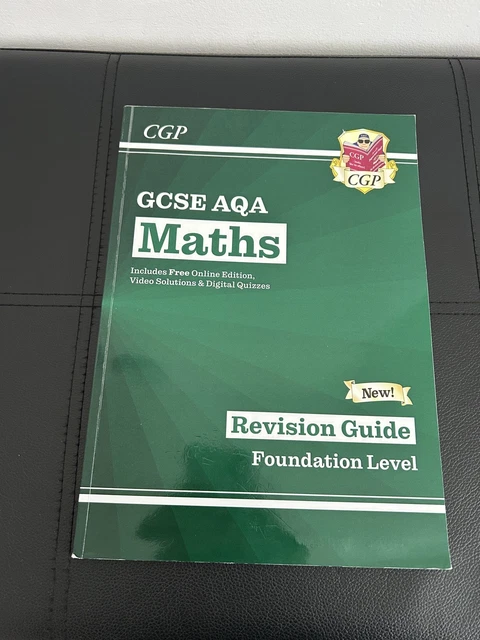 GCSE AQA CGP - Maths Complete Revision Guide Foundation level £2.77 ...