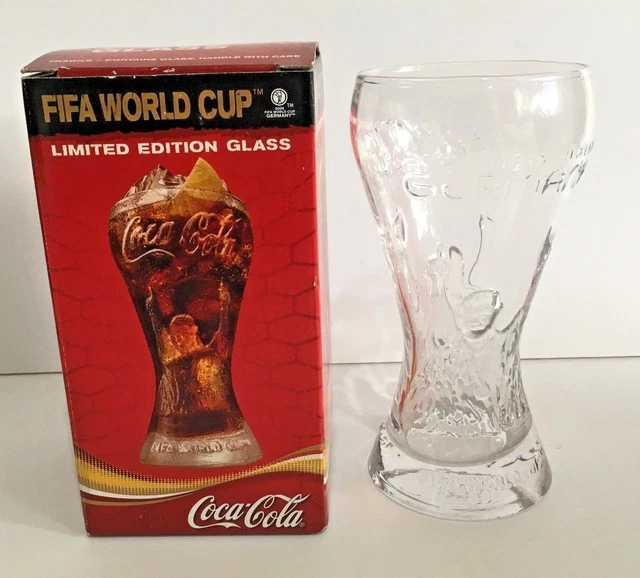Coca Cola Glass Fifa World Cup Limited Edition Boxed Collectable Drinking Glass Eur 923