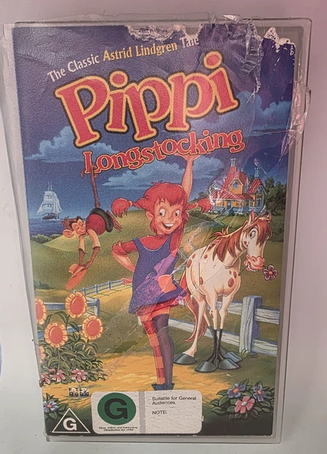 PIPPI LONGSTOCKING VHS Tape 1997 Classic Astrid Lindgren Tale $13.20 ...