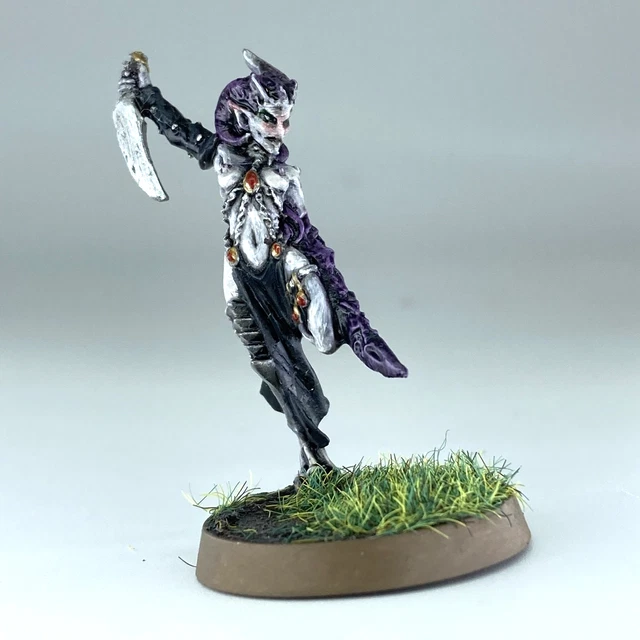 DAEMONETTE OF SLAANESH Chaos - Painted Warhammer Fantasy Classic Metal ...