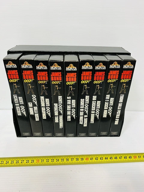 COFANETTO VHS JAMES Bond 007 Collection Fabbri Nuovo EUR 24,90 - PicClick FR