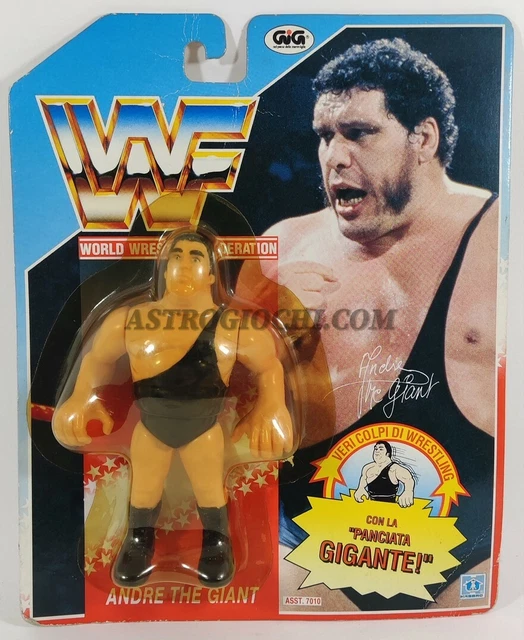 WWF ANDRE THE Giant Gig Vintage 1990 New In Sealed Box Wrestling Hasbro ...
