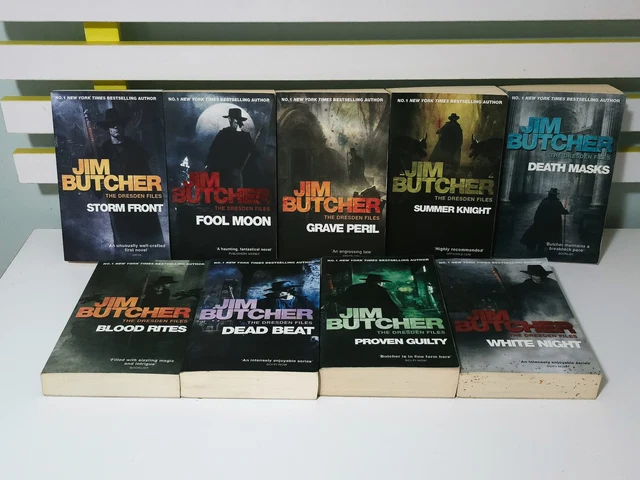 SET OF 17X Harry Dresden Files 1-17 Urban Fantasy Books! By Jim Butcher ...