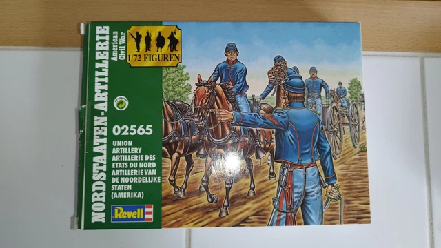 REVELL 1/72 02565 american civil war union artillery artillerie nord ...