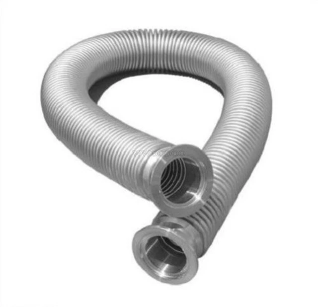 STAINLESS STEEL KF-25 Flexible Hose 1000Mm Vacuum Corrugated Bellows ...