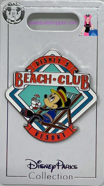 DISNEY BEACH CLUB Resort Mickey Pin £22.95 - PicClick UK