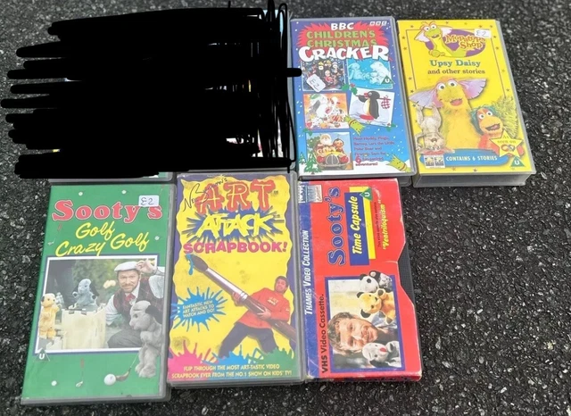 SOOTY, FIREMAN SAM, Art Attack, Pingu, Barney, Noddy (VHS Bundle #1) £ ...