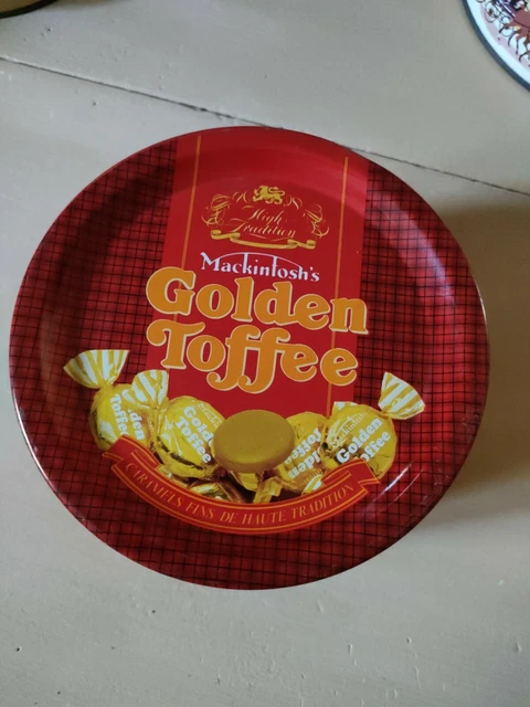 ANCIENNE BOITE EN métal Mackintosh's Golden Toffee EUR 4,00 - PicClick FR