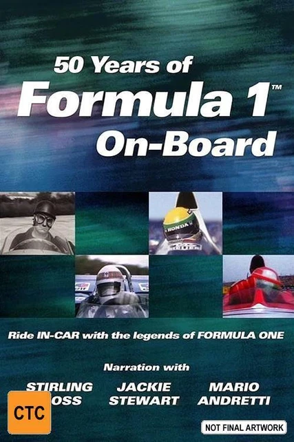 50 YEARS OF Formula 1-On-Board (DVD, 2004) DVD - OZ SELLER $11.95 ...