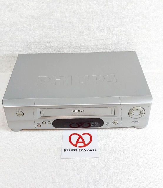 PHILIPS VR170 MAGNÉTOSCOPE Lecteur Enregistreur Cassette VHS Fonctionne ...