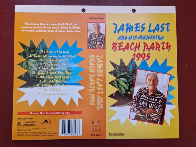 JAMES LAST AND His Orchestra Beach Party Promo Sample Video Sleeve ...