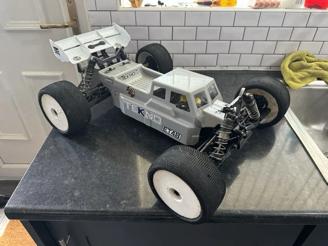 TEKNO ET48 1/8 Truggy Rc Hobbywing Max 8 Combo Car £449.00 - PicClick UK