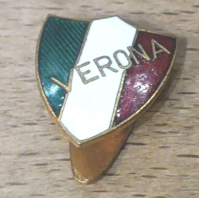 SPILLA PINS DISTINTIVO Stemma Simbolo Logo Badge Crest Verona Bandiera ...