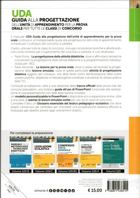 UDA GUIDA ALLA Progettazione Prova Orale Lezione Simulata Concorso ...