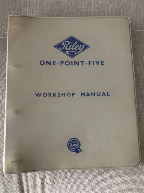 ORIGINAL RILEY ONE-POINT-FIVE Workshop Manual EUR 23,10 - PicClick DE