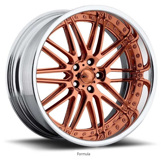 20 PRO FORGED Billet Wheels Rims Formula Rose Gold Line Custom ...