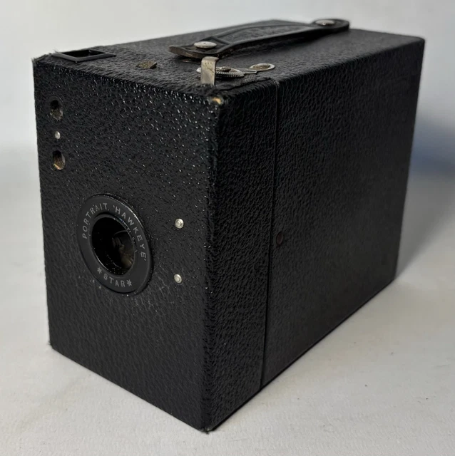 KODAK PORTRAIT HAWKEYE Star - 1933 620 Film Box Camera - Case / Working ...
