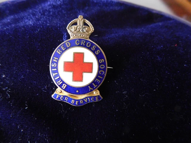WW2 ERA BRITISH red cross society badge for service £9.99 - PicClick UK