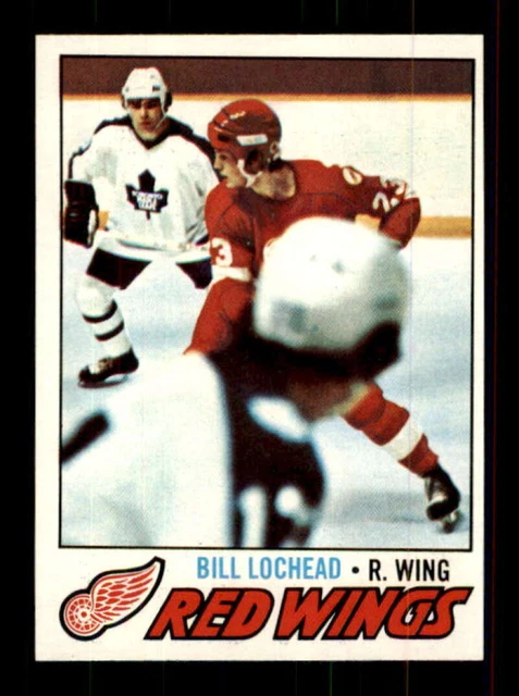 1977-78 TOPPS #212 Bill Lochead neuf/neuf + ailes rouges 234507 EUR 1 ...
