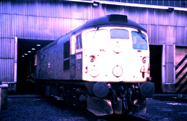 BRITISH RAILWAYS CLASS 27 at Eastfield 1976 - 35mm Photographic Slide £ ...