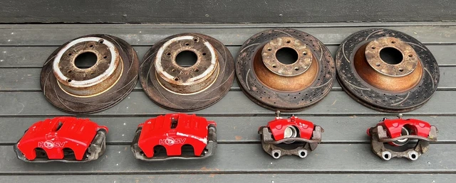 GENUINE HSV VT-VX-VY-VZ R8 Clubsport-Maloo-Monaro Front & Rear Brakes ...