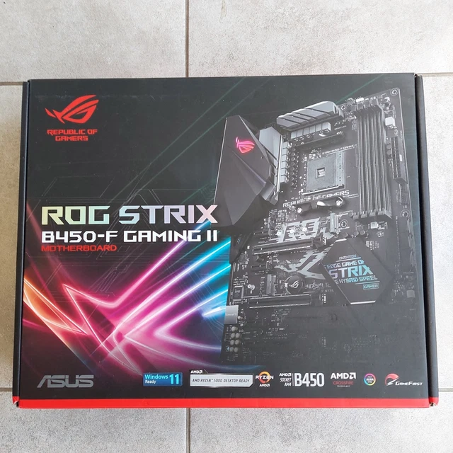 ASUS ROG STRIX B450-F GAMING II Am4 Motherboard £83.90 - PicClick UK