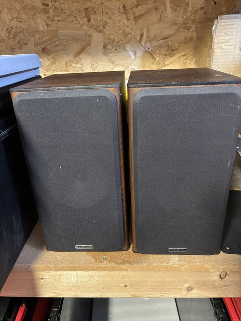 MONITOR AUDIO BX2 Natural Oak Bookshelf Speakers Pair Hi-Fi Sound £125. ...