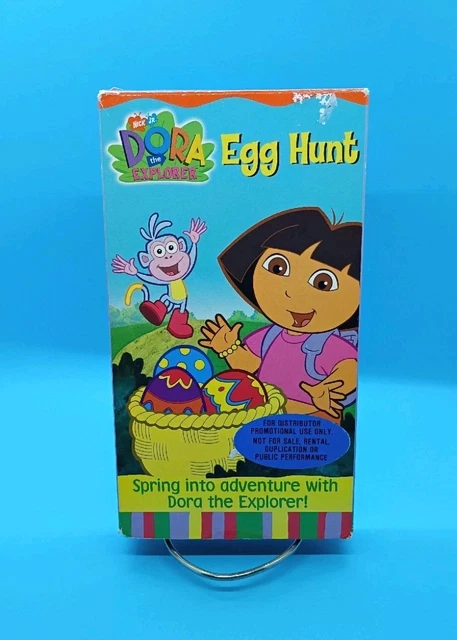 DORA THE EXPLORER: Egg Hunt VHS 2003 Nick Jr Promotional Screener Rare ...