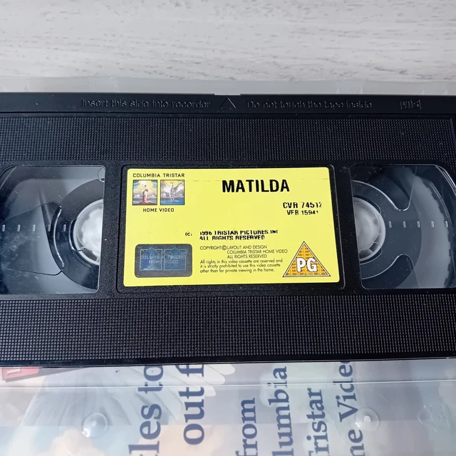 MATILDA VHS TAPE - Rare Retro Movie Kids £14.45 - PicClick UK