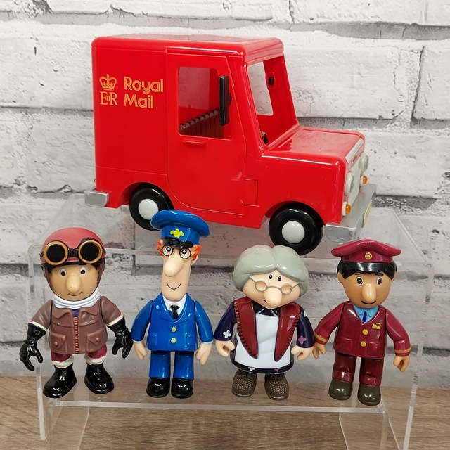 POSTMAN PAT VAN Friction Powered Vehicle & Figure Bundle Pilot Ajay Mrs ...