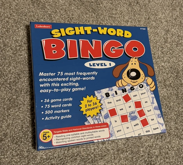 TREND ENTERPRISES: SIGHT Words Level 1 Bingo Game $21.99 - PicClick
