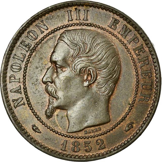 [#14727] COIN, FRANCE, Napoleon III, Napoléon III, 10 Centimes, 1852 ...