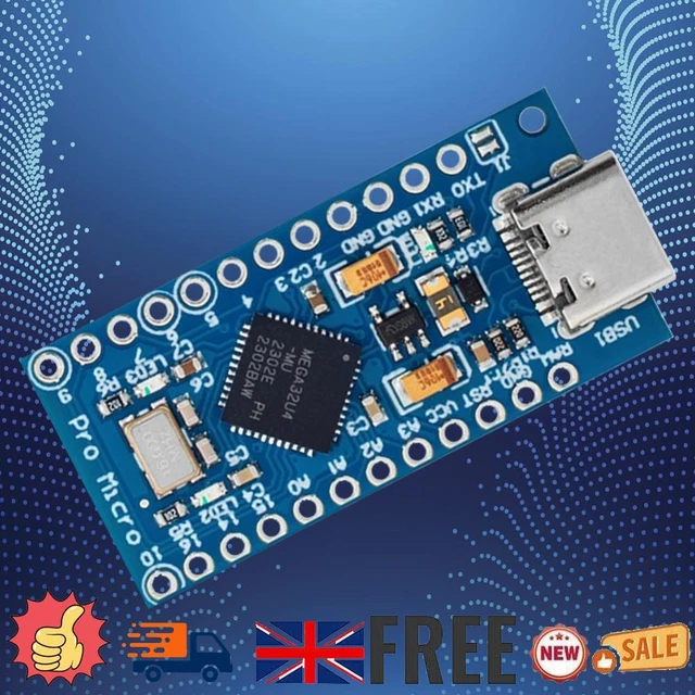 PRO MICRO MODULE Voltage Regulator ATmega32U4 5V/16MHz for Arduino IDE V1.0.1 £7.43 - PicClick UK