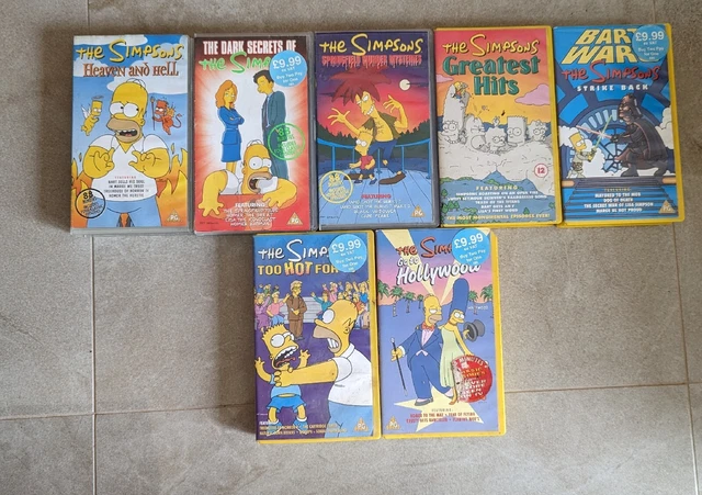 THE SIMPSONS VHS Video Tape Retro Bundle Heaven Dark Murder Wars ...