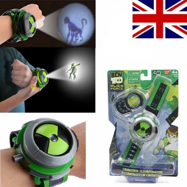 BEN 10 TEN Projector Watch Alien Force Omnitrix Illuminator Kid Toys ...