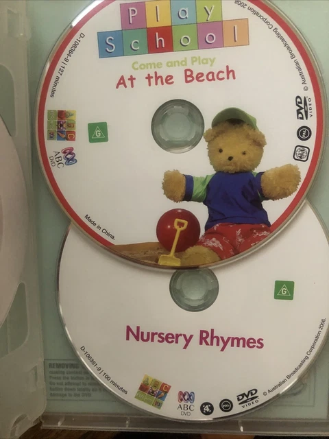 ABC KIDS PLAY School 3 Disc Set DVD 2010 PAL Region 4 EUC $19.00 ...